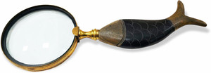 shivam optics Wooden Fish Magnifier 10X Convex lens It has 10X ...