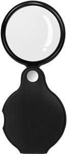 KRAFTMASTERS Pocket Magnifier 50mm 10X Mini Magnifying Glass Folding ...
