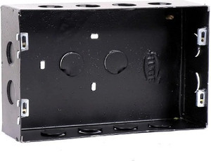 HS ELECTRICAL 12 Modular (8"x6") Sheet Metal Modular Box Wall Mounted ...