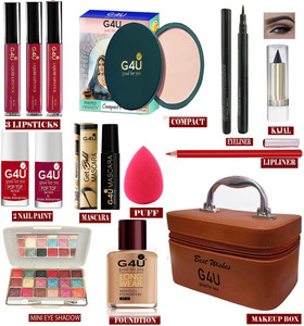 G4U All in one makeup kit with makeup box 01 - Price in India, Buy G4U ...