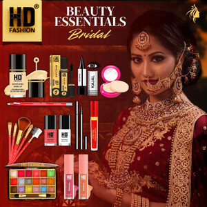 HD Fashion 17 Bridal Essentials-All in One Waterproof Makeup Kit Full ...
