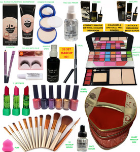 INWISH 35 set all in one makeup set with heart shape makeup kit - Price ...