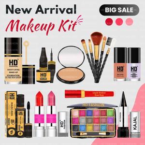HD Fashion Beauty Essentials 16 Pcs. All In One Makeup Kit Combo Set ...