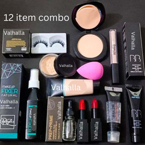 Valhalla 12 items makeup combo fixer compact powder concealer serum ...