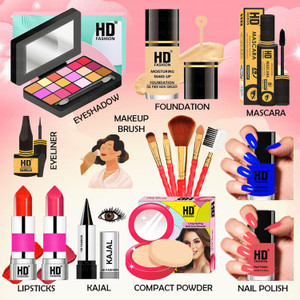 HD Fashion Makeup Kit Combo Full Set for Women-All Essentials Beauty ...