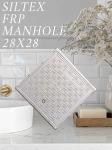 GAYATRI CORPORATION 28 X 28 Siltex FRP Manhole Cover Mandolin String ...