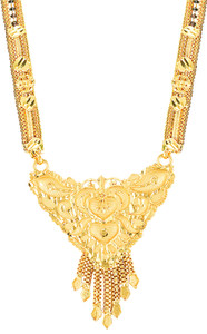 MEENAZ temple mangalsutra long design South chain 30 inch maharashtrian ...