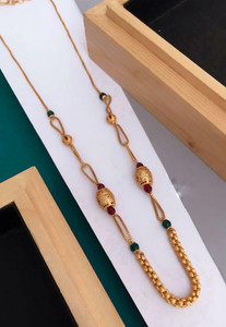 RIYA GOLD DOKIYA SET Brass, Metal Mangalsutra Price in India - Buy RIYA ...