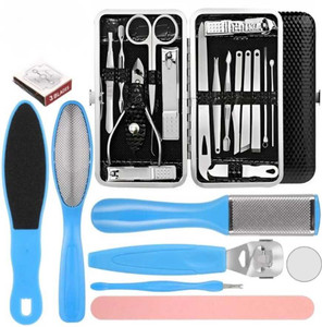 mkldsrh 24 pc professional manicure set pedicure tools stainless steel ...