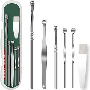 Easymart Ear Wax Cleaner Ear Cleaning Tools kit Stick Set Spring ...