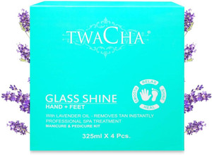 TWACHA Glass Shine Pedicure-Manicure Hand & Foot Care Kit with Lavender ...