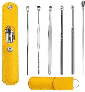 SCABIOSA Reusable Ear Wax Removal Kit Ear Cleansing Tool Set Spiral Ear ...