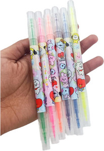 Flipkart.com | HARBAN MART BT21 BTS 2 in 1 Dual Tip Design Watercolor ...