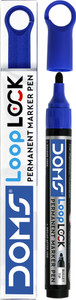 Flipkart.com | DOMS LOOP LOCK P/MARKER PEN BLUE - Permanent Marker