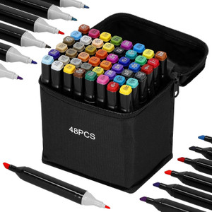 Flipkart.com | Dvn Dual Tip Art Pens Color Marker Brush Water Based for ...