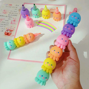 Flipkart.com | SARASI So Cute Octopus Highlighter Marker Combo For Kids ...