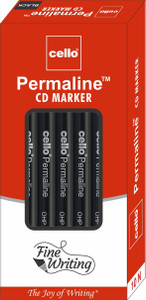 Flipkart.com | Cello Permaline Permanent Marker - Pack of 10 (Black ...