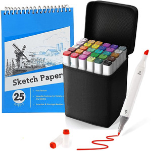 Flipkart.com | Wynhard 30 Pcs Alcohol Markers Set Alcohol Based Markers ...