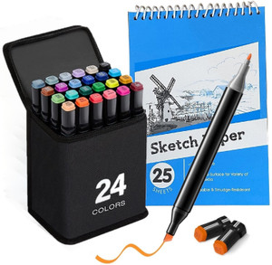 Flipkart.com | Wynhard 24 Pcs Color Markers Set Alcohol Based Markers ...