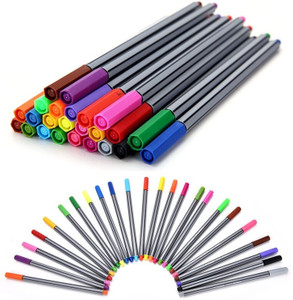 Flipkart.com | Corslet 24 Colored Fine Point Markers Drawing Pens ...
