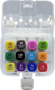 Flipkart.com | PEACORA Twin Tip Alcohol Marker Pen for Art Designer ...