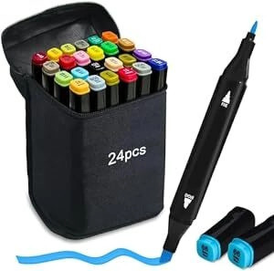 Flipkart.com | Xena 24 Pcs Markers Set Kids Adults, Perfect Drawing ...