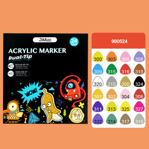 Flipkart.com | CraftNCreation Acrylic dual tip marker 24 color - markers