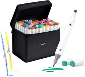 Flipkart.com | Wynhard 60 Pcs Alcohol Marker Set Colour Marker Pen Art ...