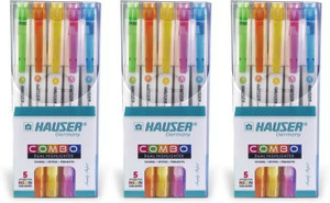 Flipkart.com | FLAIR Combo Dual Highlighter Set of 5 x Pack of 3 ...