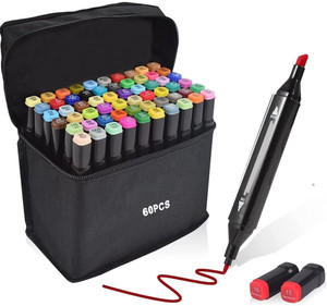 Flipkart.com | Wynhard Colour Marker Set 60 Pcs Alcohol Markers Dual ...