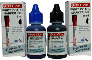 GoldClass Combo Pack of White Board Marker Ink 15ML Easily refillable ...