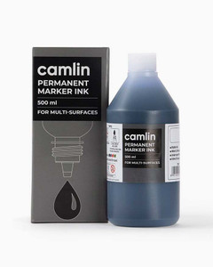 Camlin PERMANENT INK 500 ML BLACK 500 ml Marker Refill Price in India ...