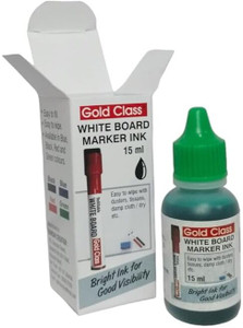 GoldClass White Board Marker ink Pack of 4 (15ml)(Green) 15 ml Marker ...