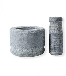 subaa Stone Mortar and Pestle , Okhli Masher, Khalbatta stone, Kharal ...