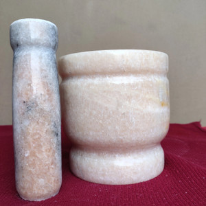 SumHari Collections Stone Mortar Pestle, Khalbatta Kharal, Okhli Musal ...