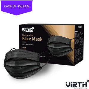 Virth Pollution Surgical Mask With Melt Blown Fabric Layer Surgical ...