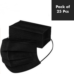 MCP Healthcare Black Surgical Mask Pollution Free Mask With Melt Brown ...