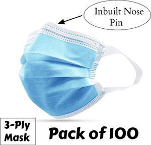 7SHIELD CE and ISO Certified Surgical mask with Extra soft Fabric ear ...