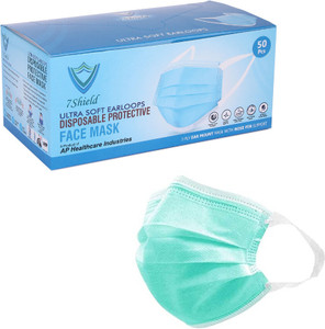 7SHIELD CE and ISO Certified with Extra soft Fabric ear loop and ...