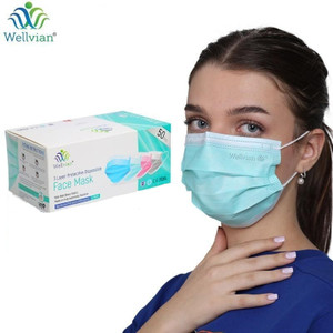 WELLVIAN Disposable Face Mask Adlut Mask Disposable Face Mask Reusable ...