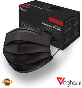 Vaghani 50 PcsBlack Nose Pin Meltblown Iso Mark Pharmaceutical Primium ...