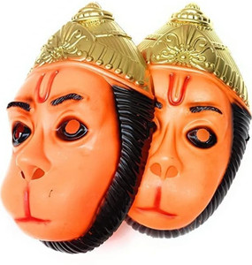 aaru singh very unique hanuman party mask pack of 2.for kids and men ...