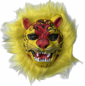 aaru singh yoa, pack of 2 shera wali maa ,lion face mask for men and ...