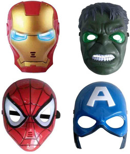 PTCMart Avengers Superheroes Hulk, Iron man, Spiderman, Captain America ...