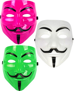 Western Era Vendetta Anonymous Resin Fancy Cool Costume Cosplay Mask ...