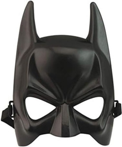 DEZYEN Halloween BAtman mask half face costume equipment black mask ...