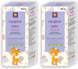 naughty baby massage oil with Power of 7 Herbal oils Packof2 - Buy Baby ...