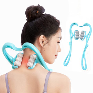 Shopeleven 6 Wheel Dual Pressure Point Cervical Neck Massager Pinpoint ...