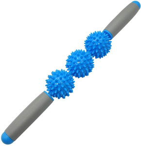 IRIS Fitness Self Massage Roller,Ergonomic Padded Grip 3 Spiky Balls ...