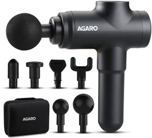 RLN AGARO Strike Handheld Percussion Massage Gun, Rechargeable, 6 ...